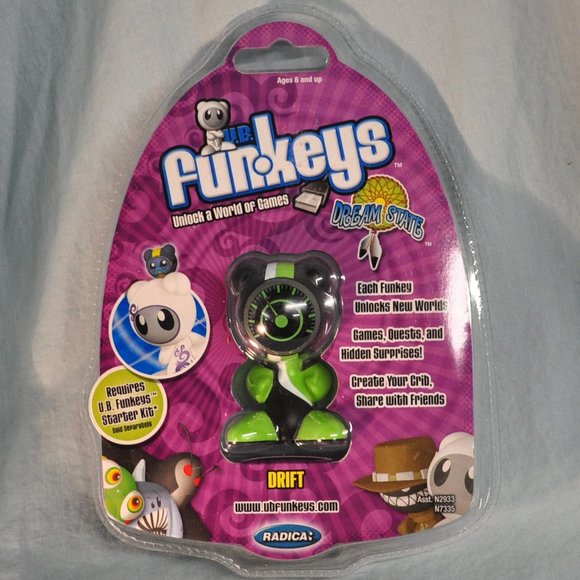 Mattel | Toys | Mattel Ub Funkeys Nip Dream State 208 Black Green Drift ...